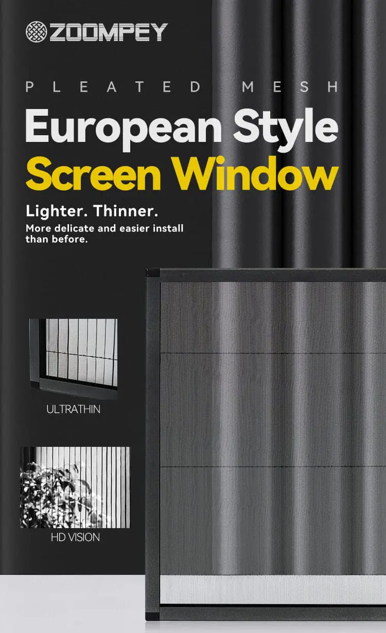 Z1 European Style Screen Door and Window - Zoompey Insect Screen
